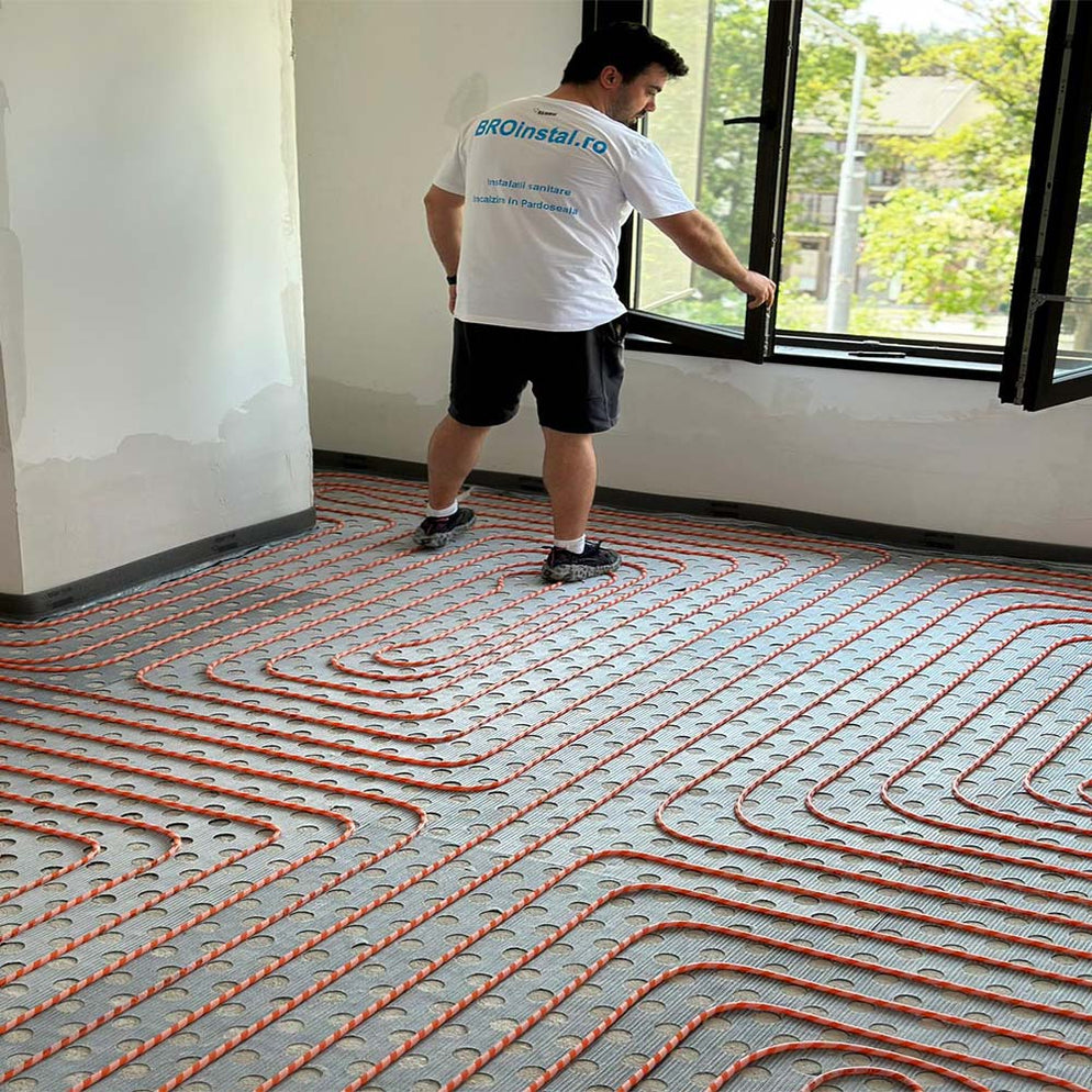 Incalzire in pardoseala Slim Rehau Renova 20mm