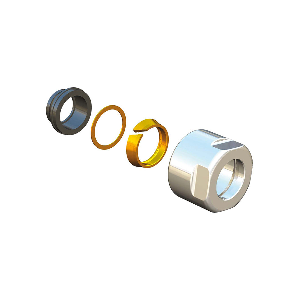 Conector DELUXE Teava Cupru 15 mm, M22x1,5 Cromat | BROinstal ...